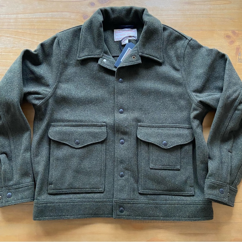 Filson Mackinaw Wool Work Jacket - Nwt - Gem